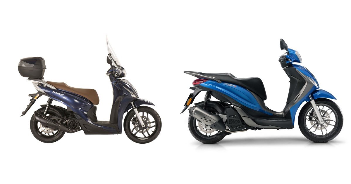 Motorrad Vergleich Kymco New People S 125i ABS 2022 vs. Piaggio Medley 125 ie IGET 2016