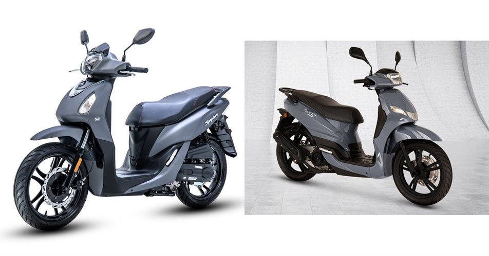 Motorrad Vergleich Sym Symphony 50i 2023 Vs Peugeot Tweet 50 Active 2023