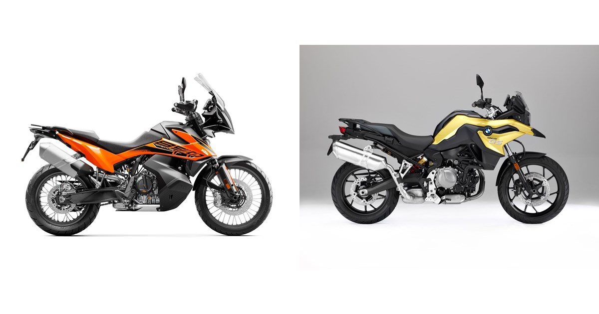 Motorrad Vergleich KTM 890 Adventure 2022 vs. BMW F 750 GS 2018
