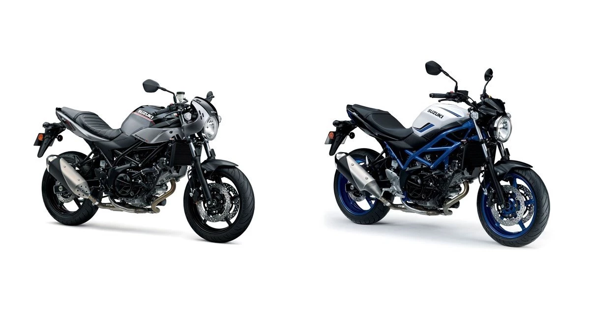 Motorrad Vergleich Suzuki SV650X 2019 vs. Suzuki SV650 2019