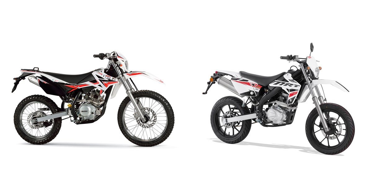 Motorrad Vergleich Beta RE 125 4T 2015 vs. Rieju MRT 125 SM AC 2021