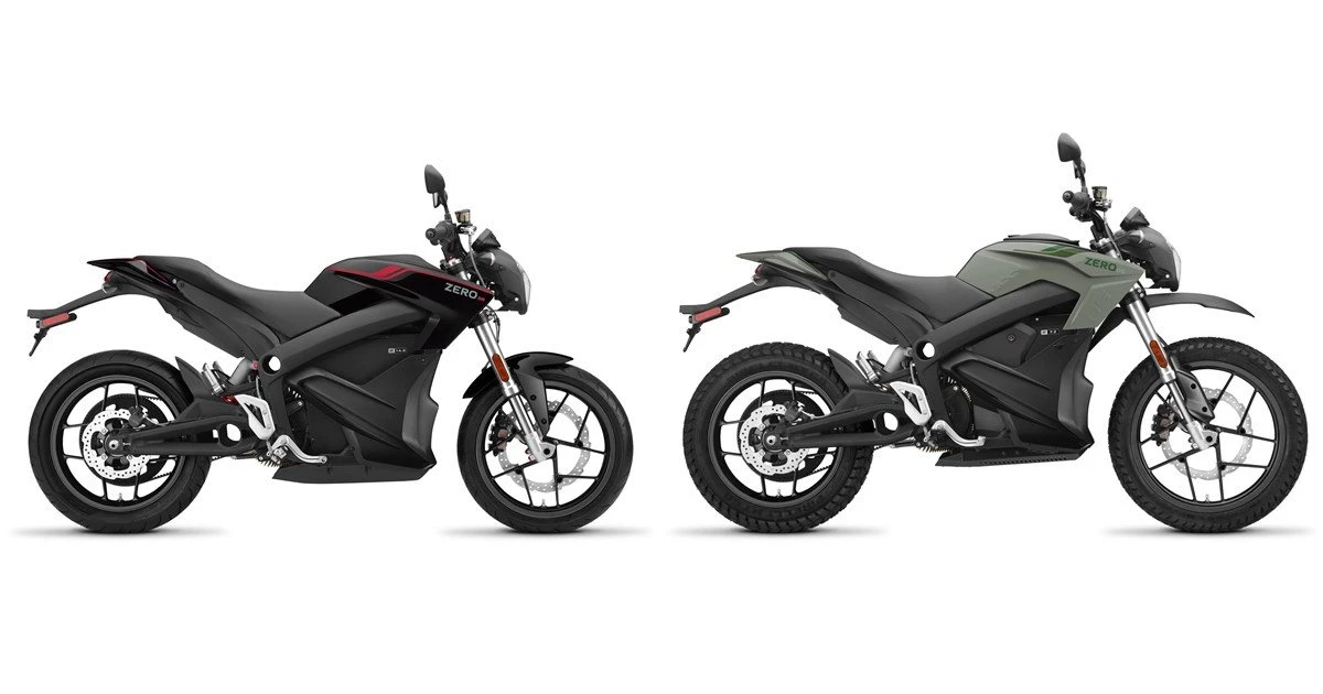 Motorrad Vergleich Zero SR 2020 vs. Zero DS 2021