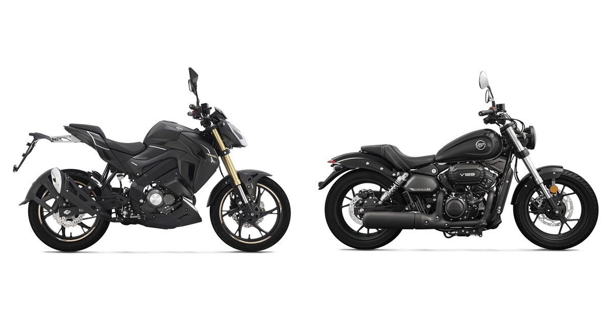 Motorrad Vergleich Keeway RKF 125 2023 vs. Keeway RKV 125C 2023