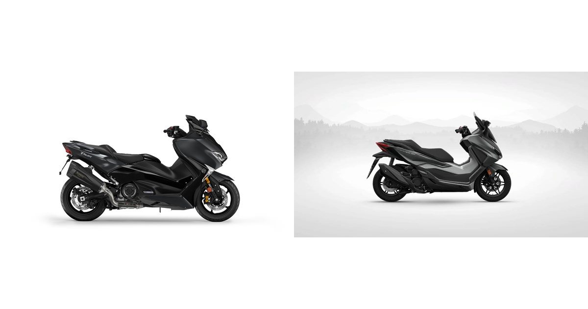 Motorrad Vergleich Yamaha TMAX SX Sport Edition 2019 vs. Honda Forza ...