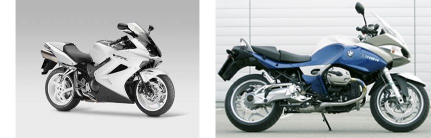 Motorrad Vergleich Honda VFR 800 F 2013 vs. BMW R 1100 S 2008