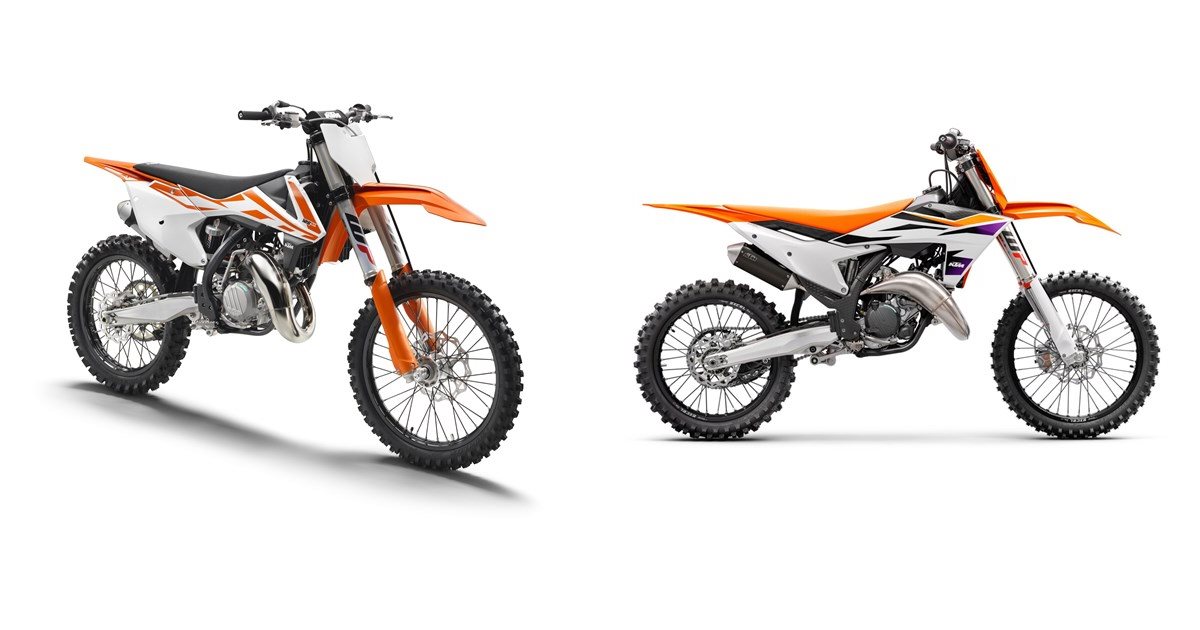 Motorrad Vergleich KTM 125 SX 2017 vs. KTM 125 SX 2024