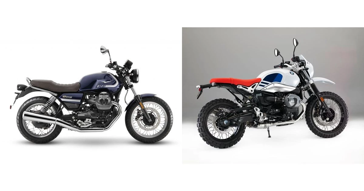 Motorrad Vergleich Moto Guzzi V7 Special 2021 vs. BMW R nineT Urban G/S ...