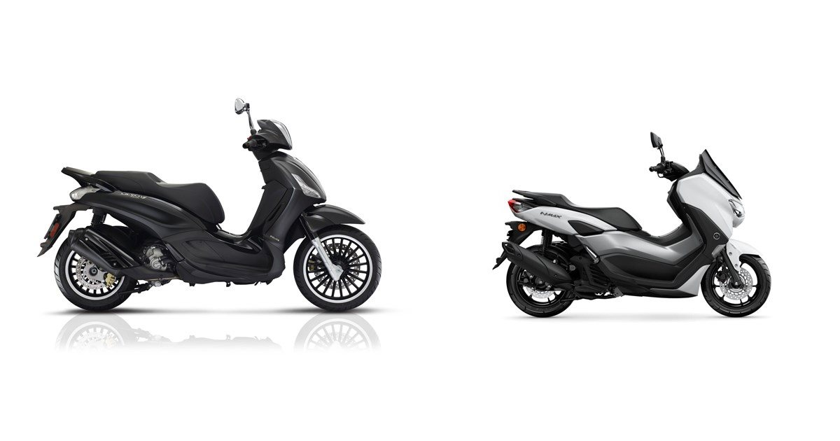 Piaggio Beverly 300 i.e. Police 2018 vs Yamaha NMAX 125 2022