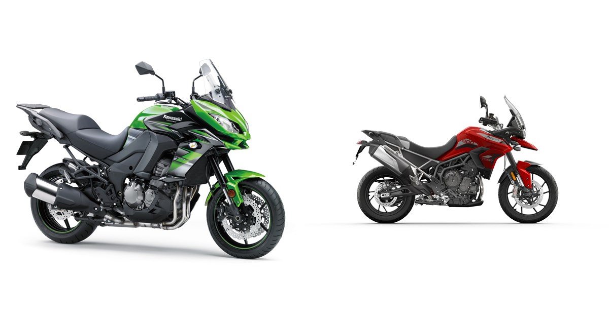 Motorrad Vergleich Kawasaki Versys 1000 2018 vs. Triumph Tiger 900 GT ...