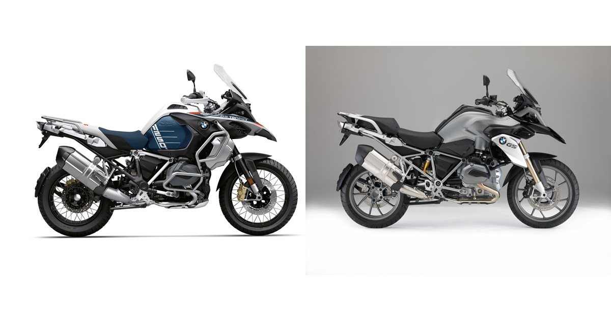 Motorrad Vergleich BMW R 1250 GS Adventure 2023 vs. BMW R 1200 GS 2015