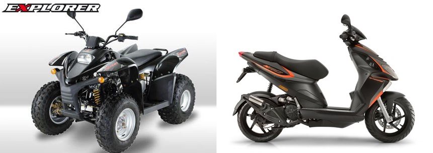 Motorrad Vergleich Explorer Bullet 50 2009 Vs Piaggio Nrg Power 50 Dd