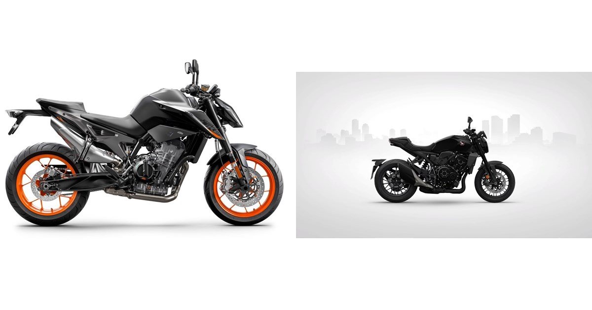 KTM 890 Duke 2021 vs Honda CB1000R Black Edition 2023