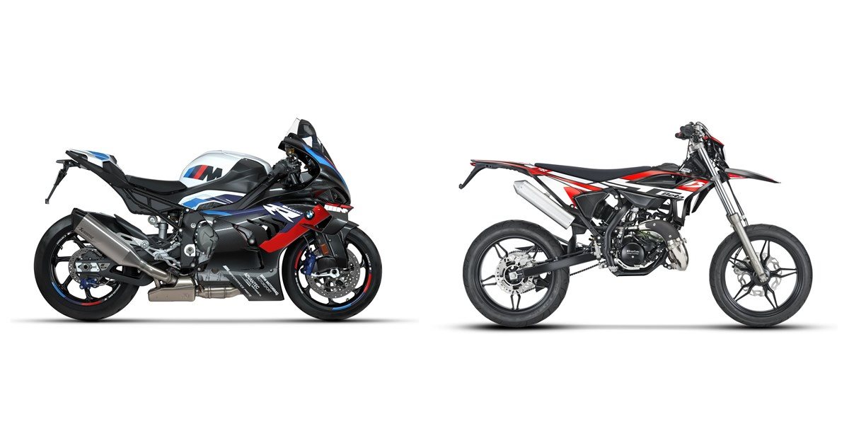 Motorrad Vergleich BMW M 1000 RR 2023 vs. Beta RR 50 Motard 2023