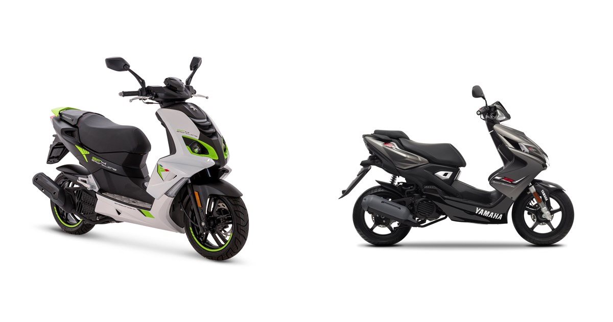 Motorrad Vergleich Peugeot Speedfight 4 50 4t Air 2020 Vs Yamaha Aerox