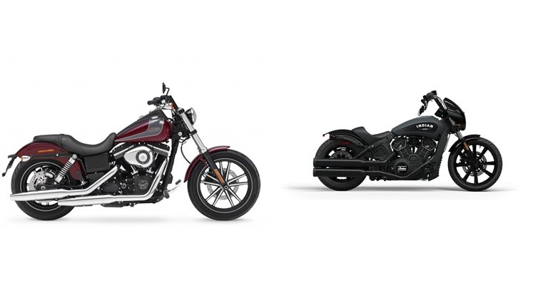 Harley-Davidson Dyna Street Bob Special 2014 vs Indian Scout Rogue 2022
