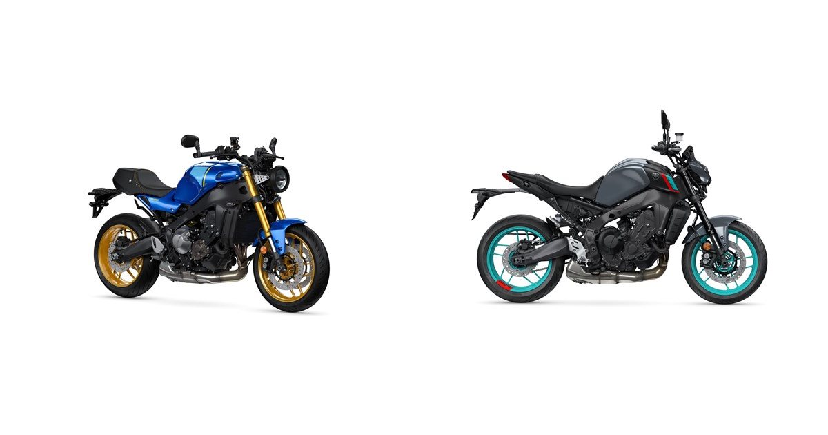 Motorrad Vergleich Yamaha XSR900 2023 vs. Yamaha MT-09 2022