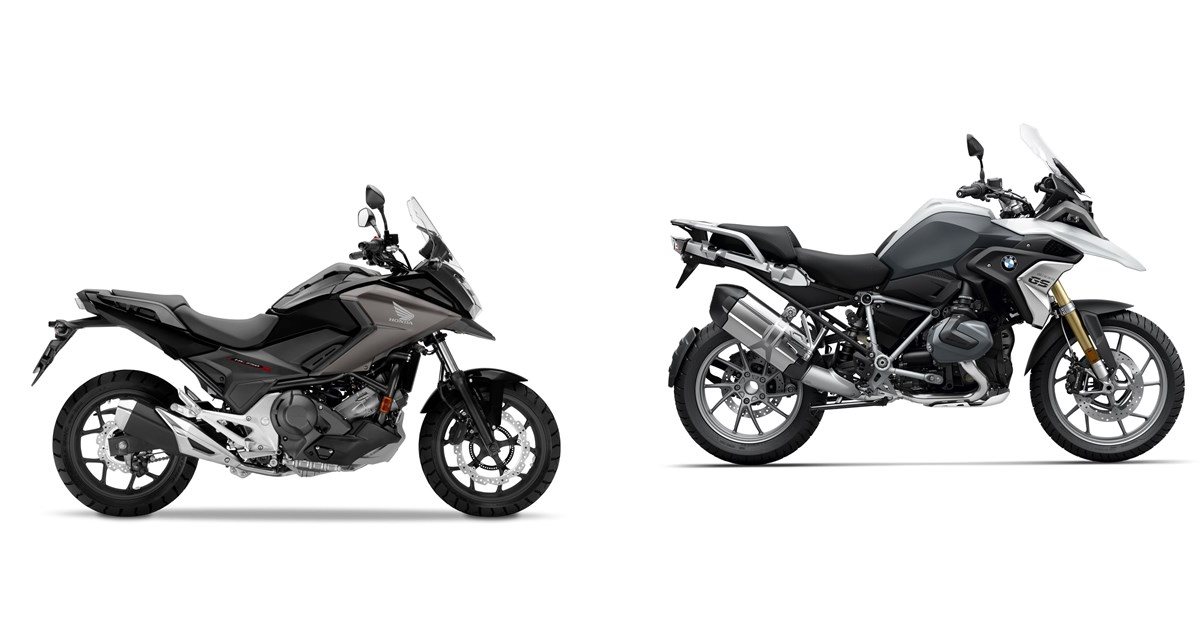 Motorrad Vergleich Honda NC750X DCT 2020 vs. BMW R 1250 GS 2021