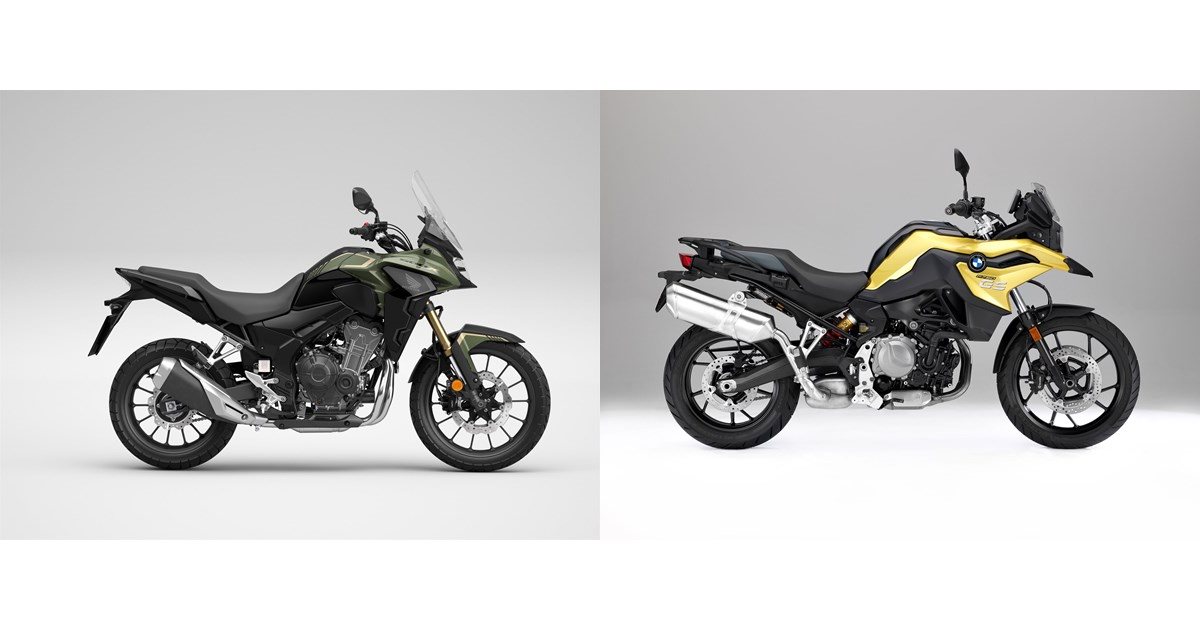 Motorrad Vergleich Honda CB500X 2022 vs. BMW F 750 GS 2019