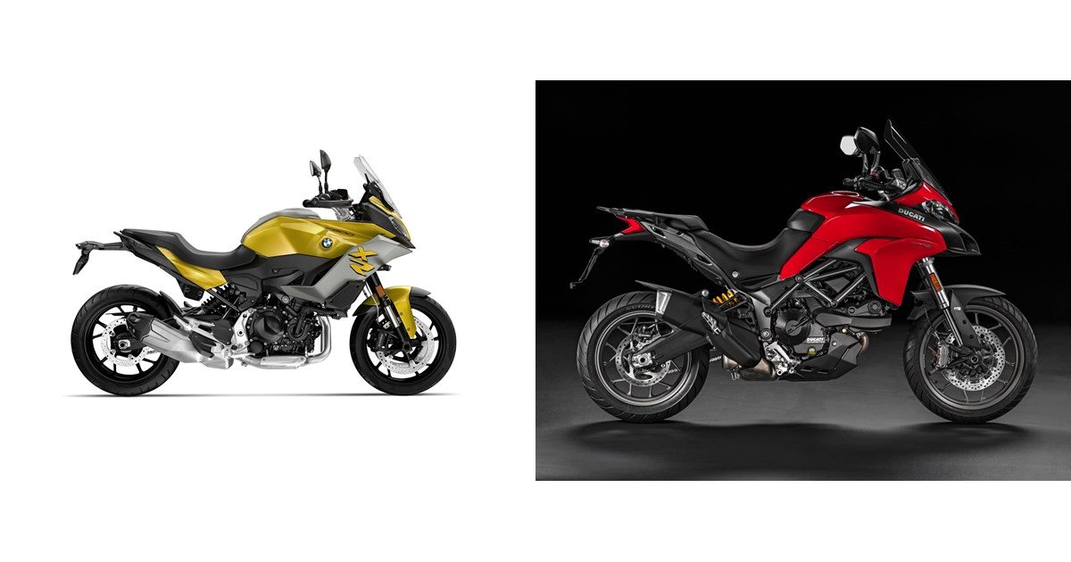 Motorrad Vergleich BMW F 900 XR 2021 vs. Ducati Multistrada 950 2017