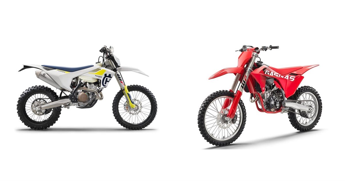 Motorrad Vergleich Husqvarna FE 250 2019 vs. GASGAS MC 250F 2024