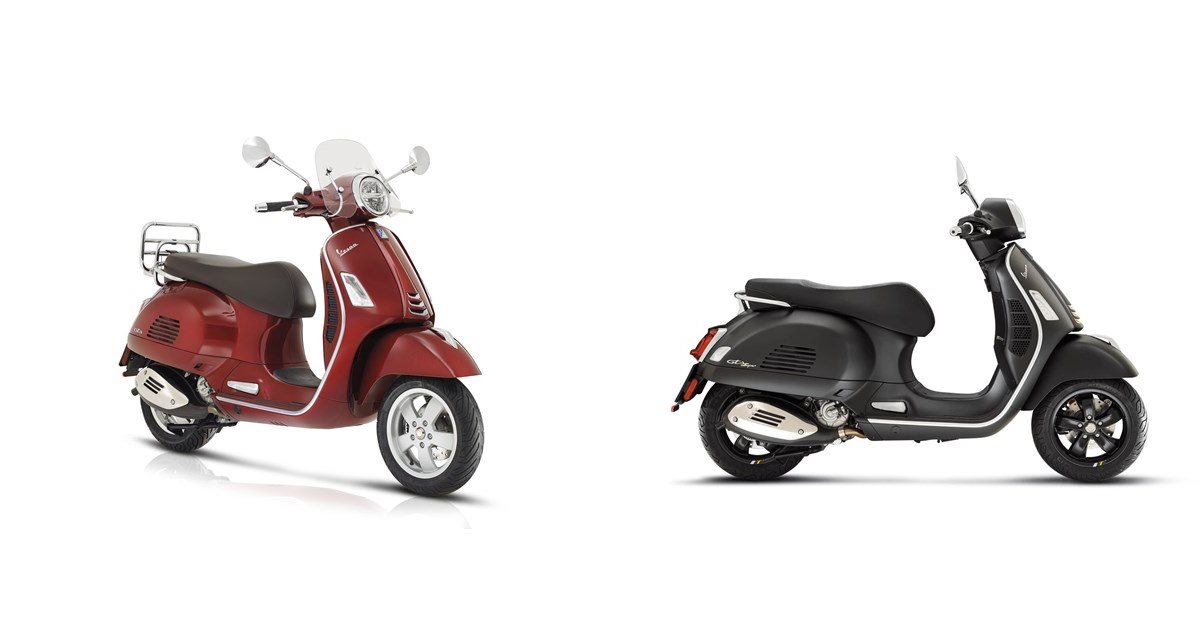 Motorrad Vergleich Vespa GTS 300 hpe Touring 2019 vs. Vespa GTS 300 hpe Super Tech 2021