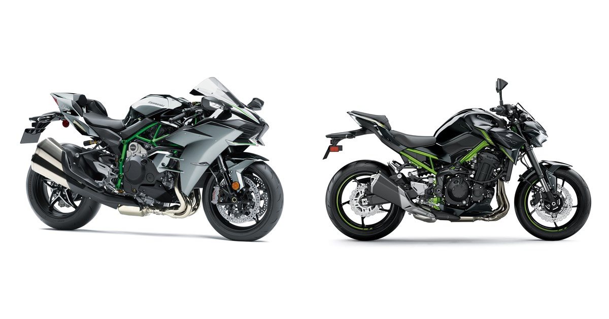 Kawasaki Ninja H2 2018 vs Kawasaki Z900 2022