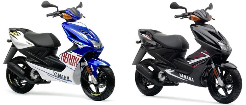 Motorrad Vergleich Yamaha Aerox Race Replica 2009 vs. Yamaha Aerox R 2009