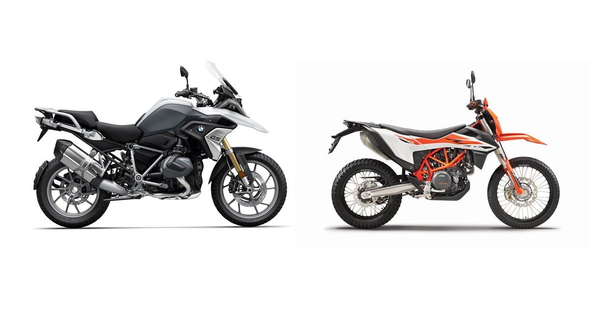 Motorrad Vergleich BMW R 1250 GS 2021 vs. KTM 690 Enduro R 2019