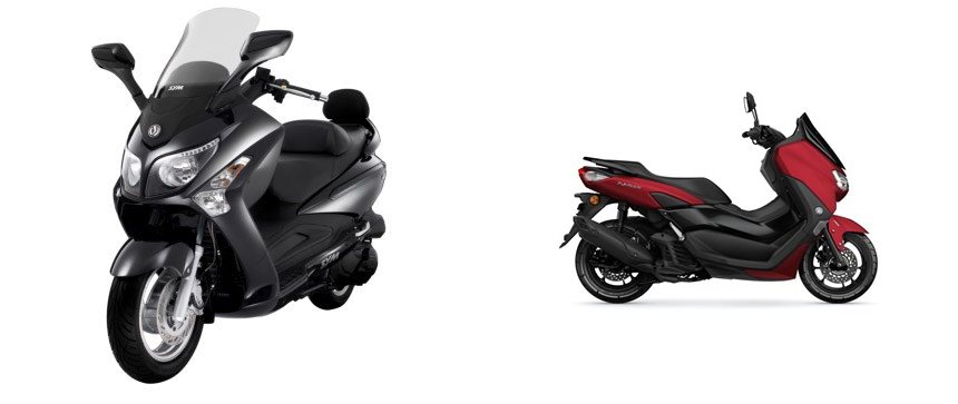 Motorrad Vergleich Sym GTS 125 Evo 2011 vs. Yamaha NMAX 125 2021