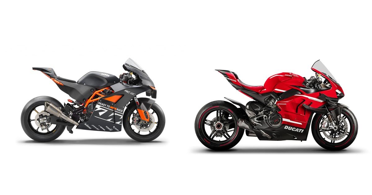 KTM RC 8C 2023 vs Ducati Panigale V4 Superleggera 2023