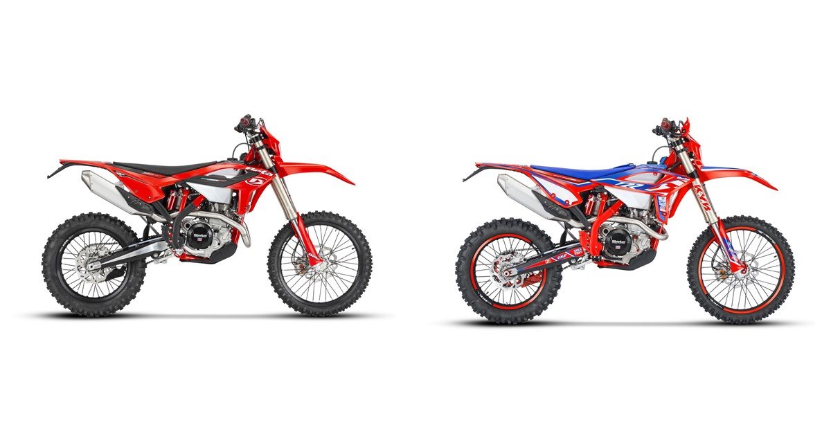 Motorrad Vergleich Beta RR 390 2023 vs. Beta RR 390 4T Racing 2022