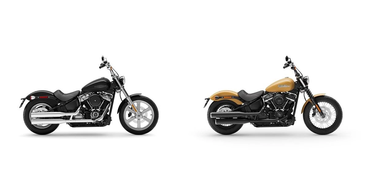 Motorrad Vergleich Harley-Davidson Softail Standard FXST 2023 vs ...