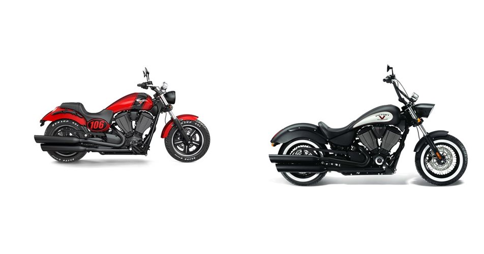 Motorrad Vergleich Victory Judge 2016 vs. Victory High-Ball 2013