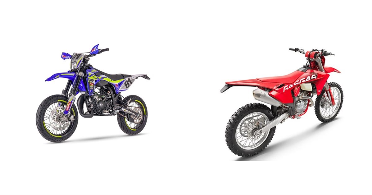 Motorrad Vergleich Sherco Factory SM-RS 2022 vs. GASGAS EC 500F 2024