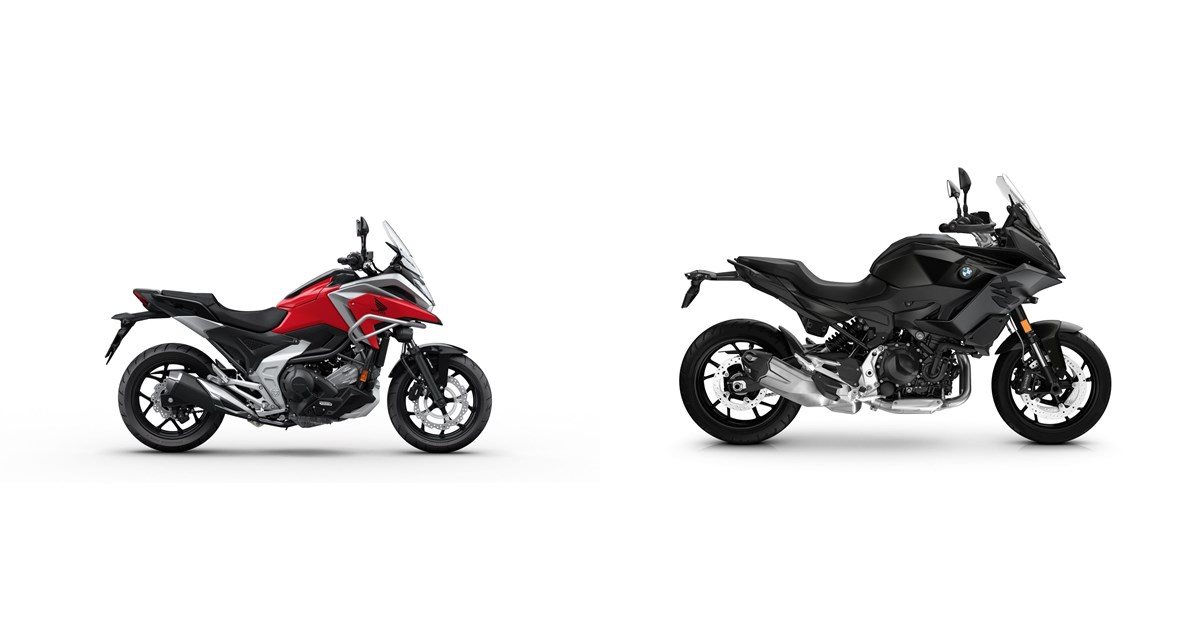 Motorrad Vergleich Honda NC750X DCT 2021 vs. BMW F 900 XR 2023