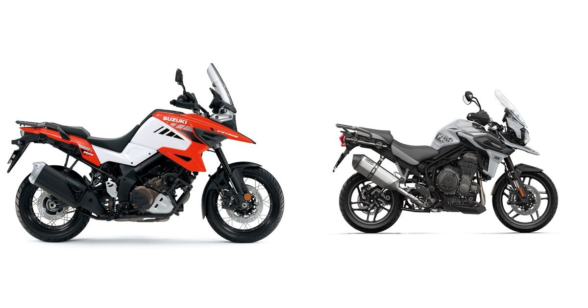 Motorrad Vergleich Suzuki V-Strom 1050 XT 2022 vs. Triumph Tiger 1200 ...