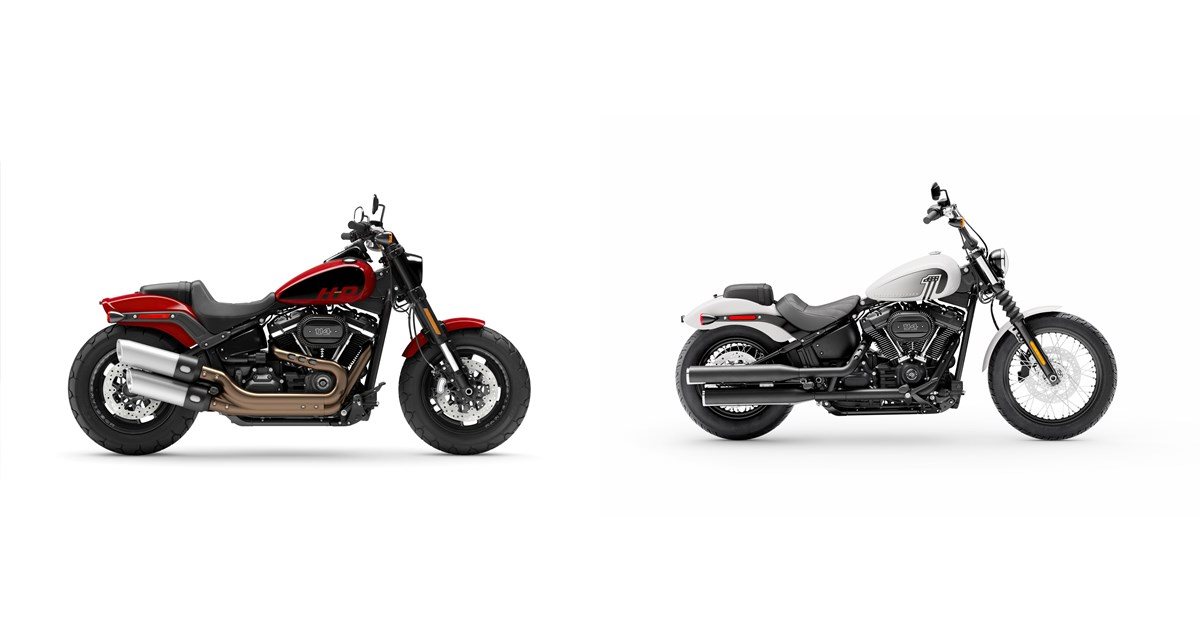 Motorrad Vergleich Harley-Davidson Softail Fat Bob 114 FXFBS 2023 vs ...