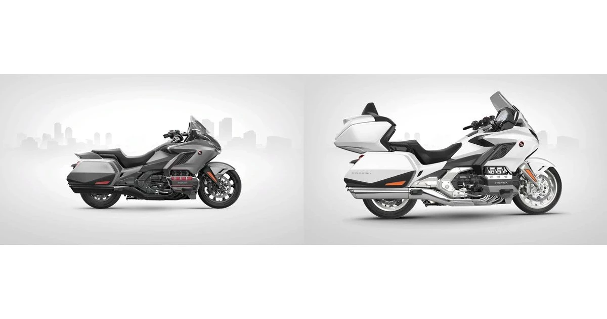 Motorrad Vergleich Honda GL 1800 Goldwing DCT 2023 vs. Honda GL 1800 ...