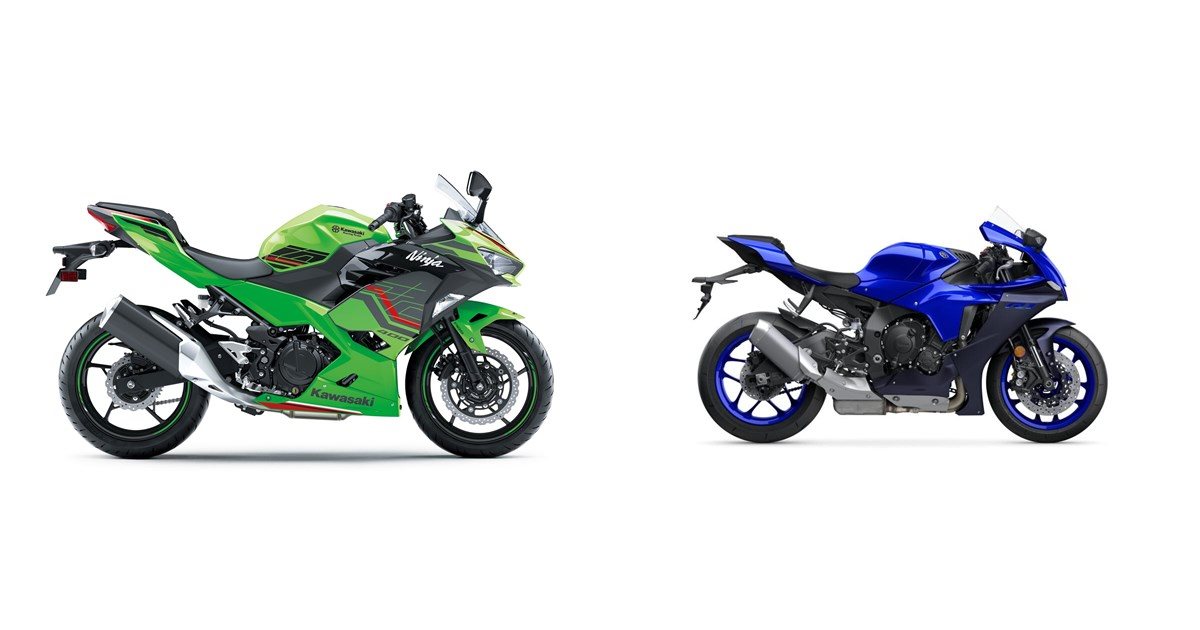 Kawasaki Ninja 400 2023 vs Yamaha R1 2023