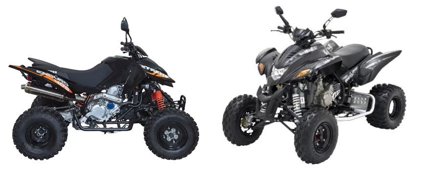 Motorrad Vergleich Access Xtreme Enduro 480 2020 vs. Dinli Sports 450 ...