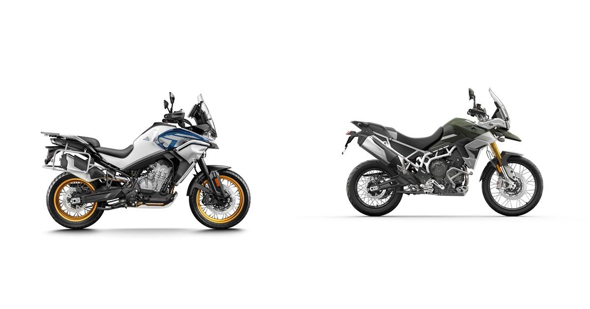 CFMOTO 800MT Explore 2023 vs Triumph Tiger 900 Rally Pro 2023