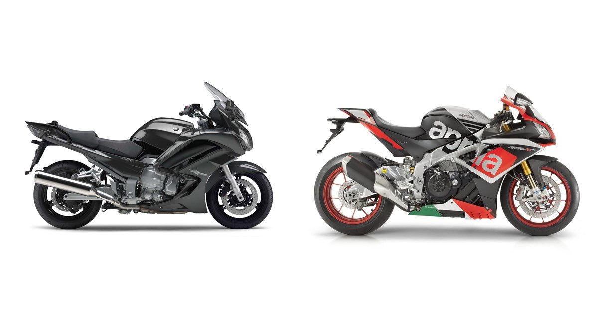 Motorrad Vergleich Yamaha FJR1300A 2017 vs. Aprilia RSV4 RF 2015