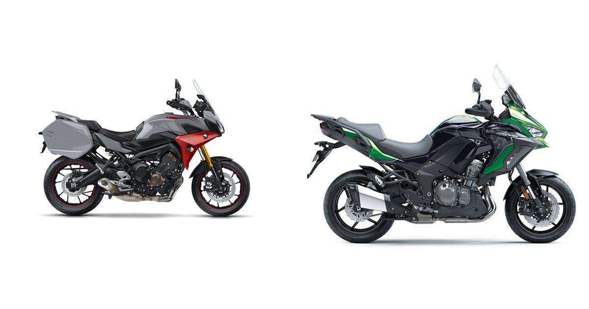 Motorrad Vergleich Yamaha Tracer 900 GT 2019 vs. Kawasaki Versys 1000 ...