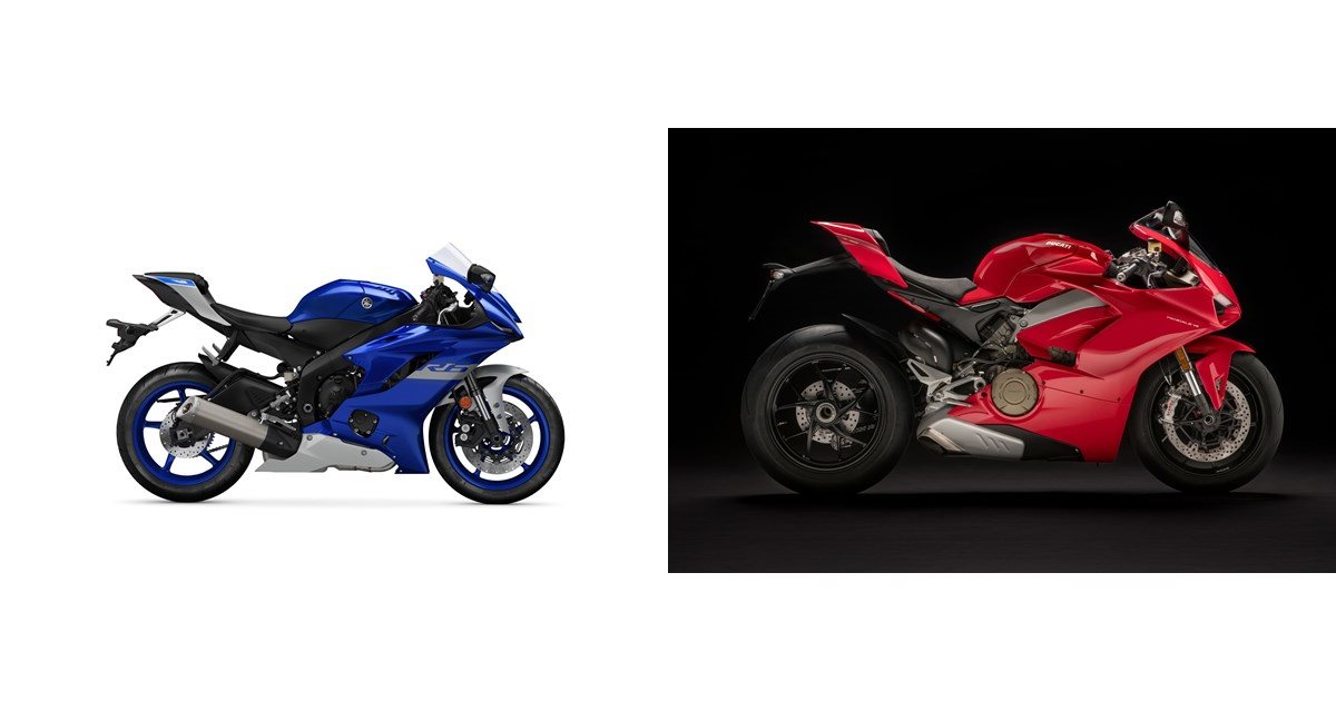 Yamaha YZF-R6 2020 vs Ducati Panigale V4 2019