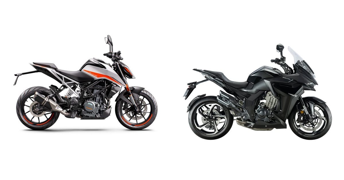KTM 390 Duke 2022 vs Zontes 350 X1 2022