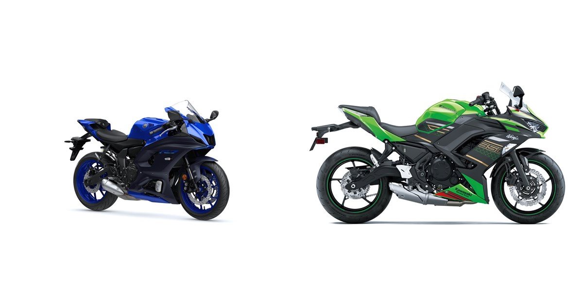 Yamaha R7 2023 vs Kawasaki Ninja 650 2020