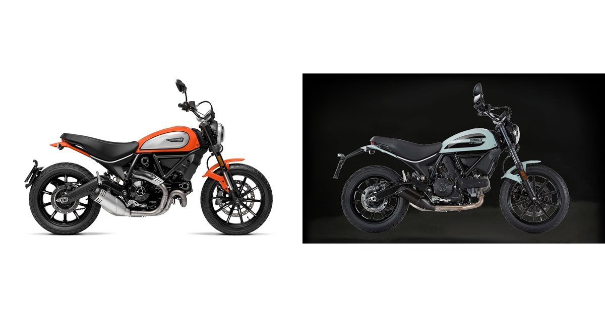 Motorrad Vergleich Ducati Scrambler Icon 2020 vs. Ducati Scrambler Sixty2 2016
