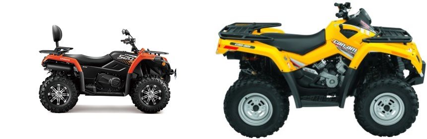 CFMOTO CForce 520 L EFI 4x4 DLX 2020 vs Can-Am Outlander 650 2009