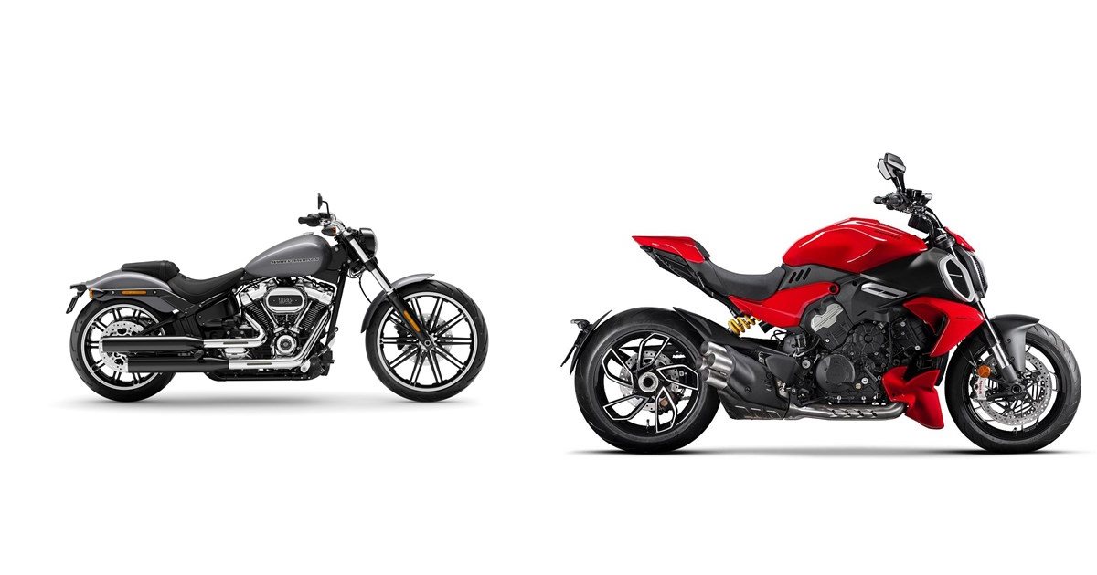 Motorrad Vergleich Harley-Davidson Softail Breakout 114 FXBRS 2022 vs ...