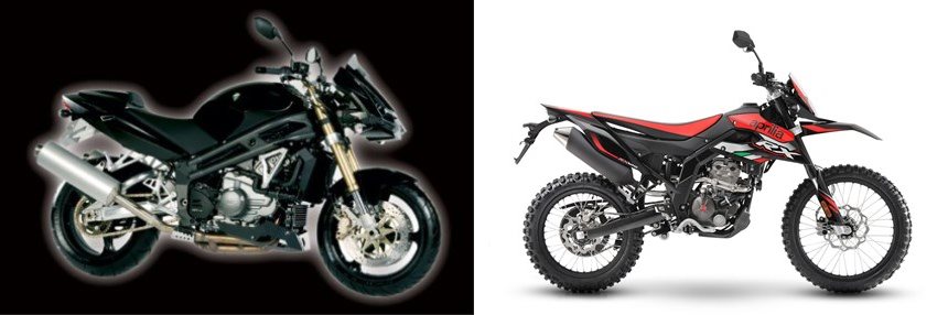 Motorrad Vergleich MZ 1000 SF 2009 vs. Aprilia RX 125 2021